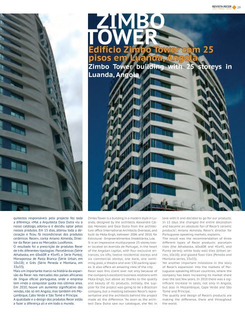 28 REVISTA RECER Março