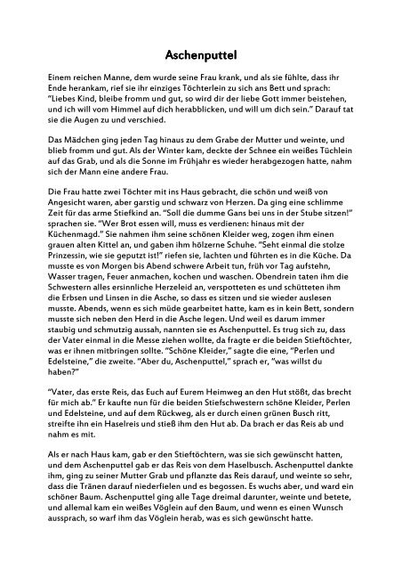 Aschenputtel Aschenputtel