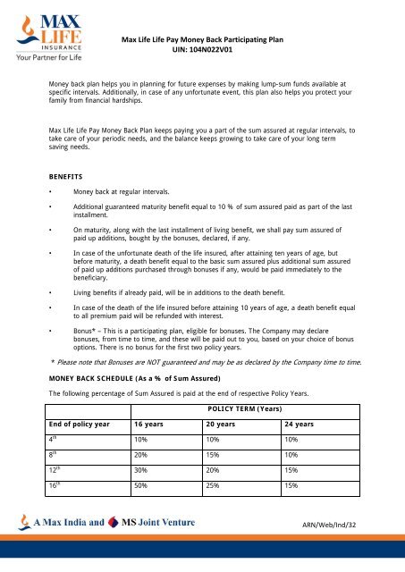 Download - Max Life Insurance