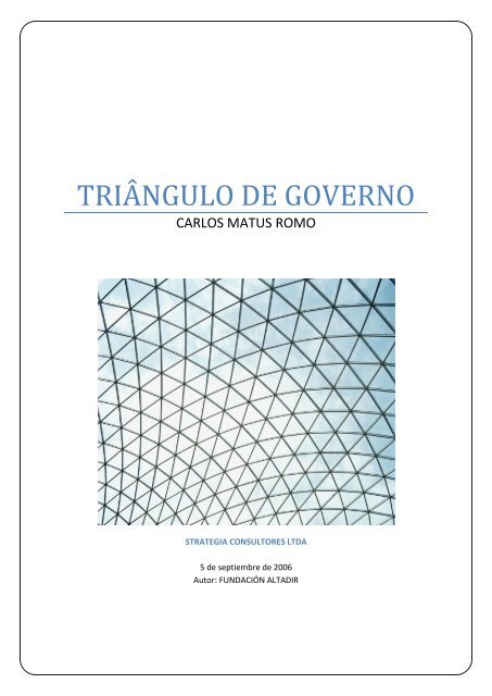 Triangulo de Governo (Carlos Matus)