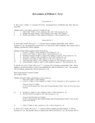 Family Tree Maker - Terry Family Historian