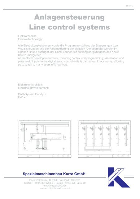 Anlagensteuerung Line control systems - Kurre.net