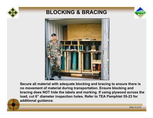 BLOCKING & BRACING Secure