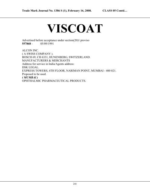 VISCOAT