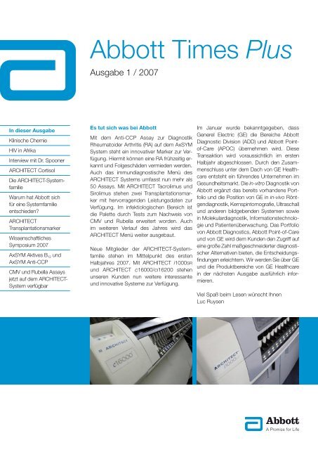 ci8200 - ABBOTT Diagnostics