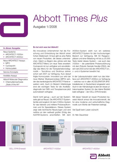 Abbott Times Plus - ABBOTT Diagnostics