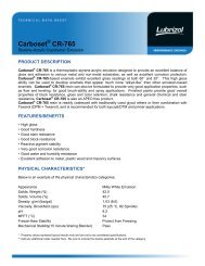 Carboset CR-785 - Lubrizol