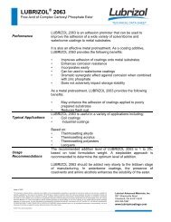 EXTRUSION GUIDE - Lubrizol