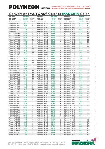 Classic-Pantone-Conversion-Chart - Madeira