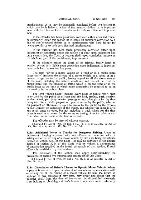 CRIMINAL CODE ss. 3288,32