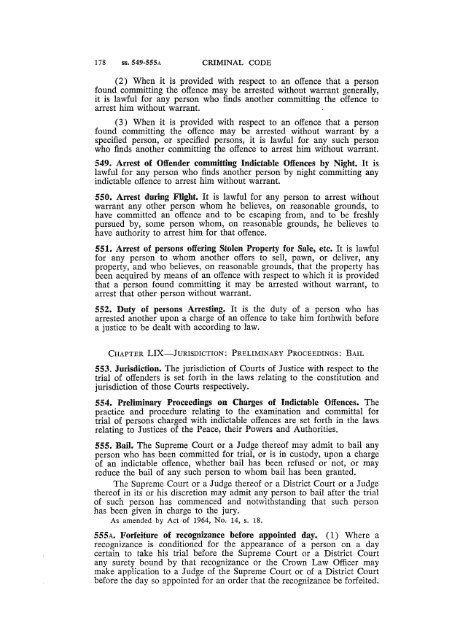 CRIMINAL CODE SS, 546-548