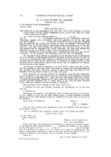 CRIMINAL PRACTICE RULES-F