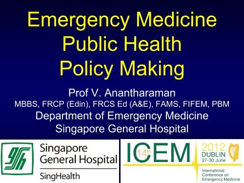 Prof V. Anantharaman - MCI
