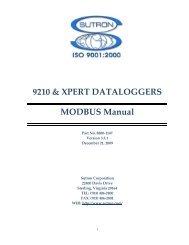 INSTALLATION GUIDE - Sutron Corporation