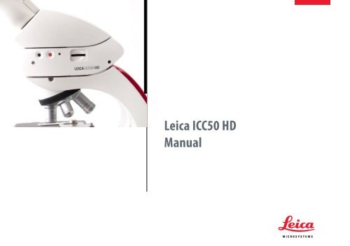 Leica ICC50 HD Manual - Leica Microsystems