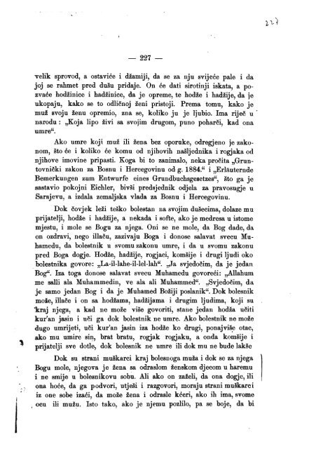 Zivot i Obicaji Muslimana u Bosni i Hercegovini