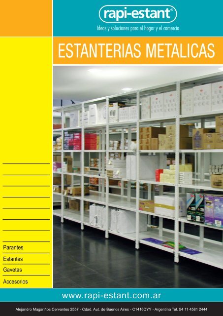 Catálogo Estanterías Metálicas - Rapi-Estant