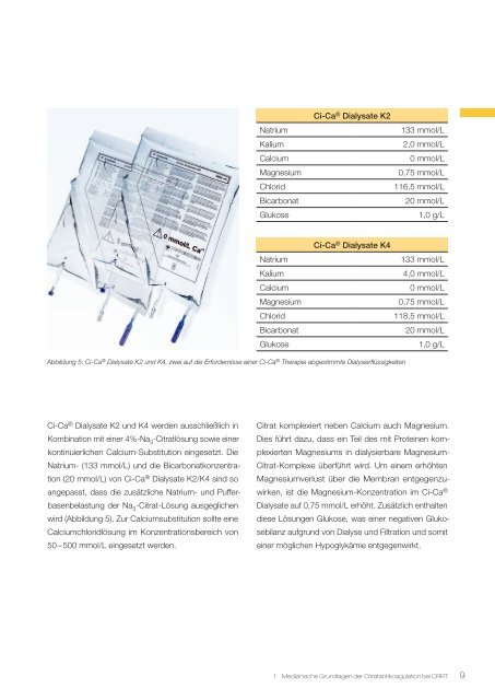 8 1.3 Calciumfreie Dialys