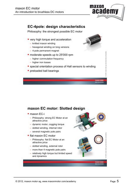 maxon EC motor