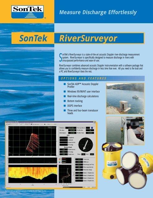 RiverSurveyor ADP - Acoustic Doppler Profiler