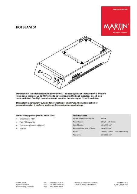 HOTBEAM 04 - martin-smt.de