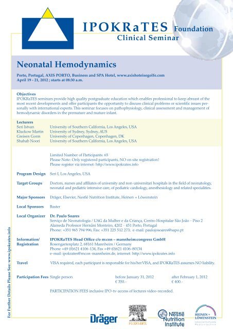 Neonatal Hemodynamics - IPOKRaTES