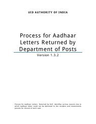 Training Module on Aadhaar Enrolment Client UIDAI