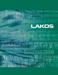 PRO-II SERIES SAND MEDIA FILTRATION SYSTEMS Kits ... - Lakos