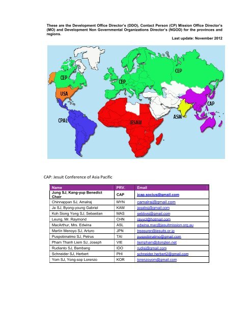 CAP: Jesuit Conference of Asia Pacific