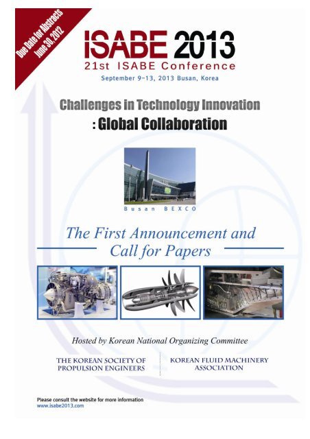 Abstracts - isabe 2013