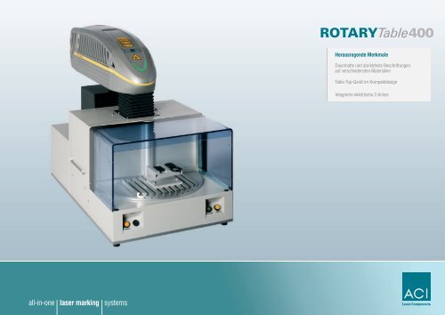 Rotarytable 400 - ACI Laser