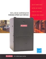 93% AFUE GMS9/GCS9
