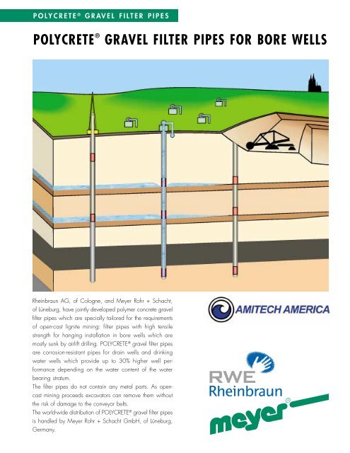 polycrete® gravel filter pipes for bore wells - Meyer Rohr + Schacht ...