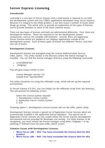 Micro Focus Mainframe Express Enterprise Edition - lasopaomg