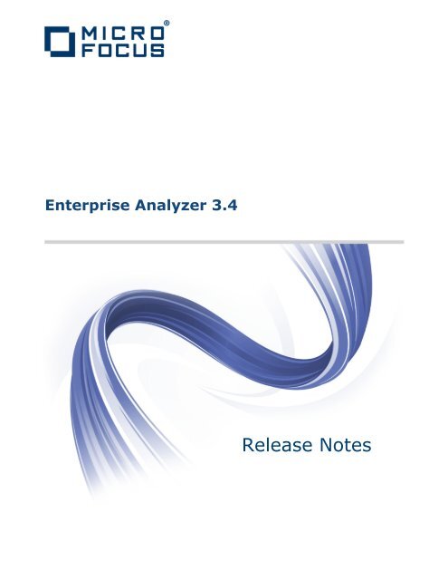 Release Notes - Micro Focus