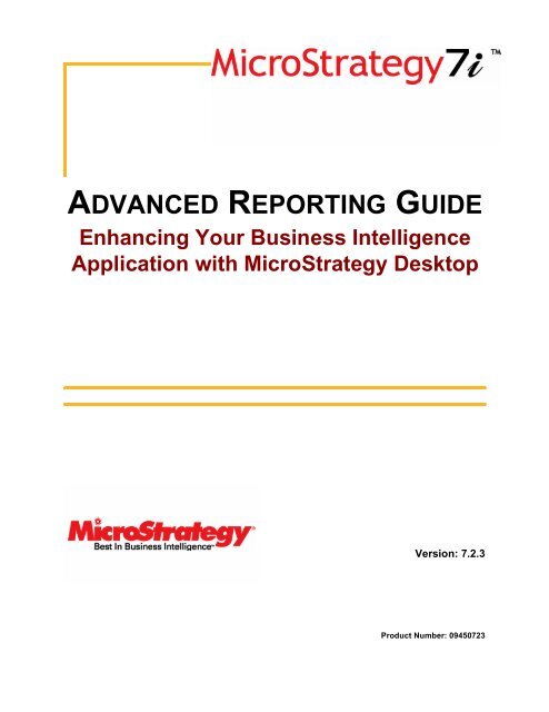 Metric - MicroStrategy