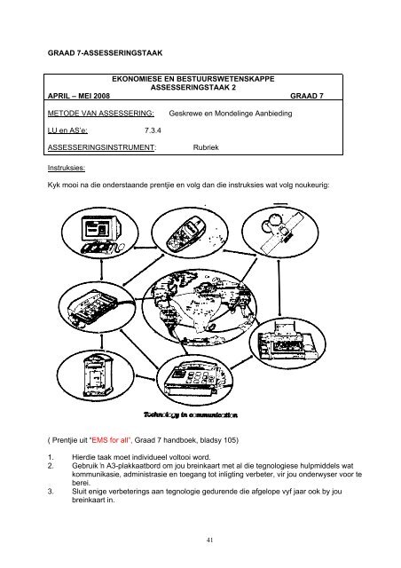 GRAAD 7-ASSESSERINGSTAAK