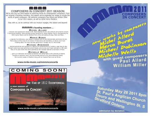 Michel Allard Marco Burak Michael Dobinson Michelle Wells