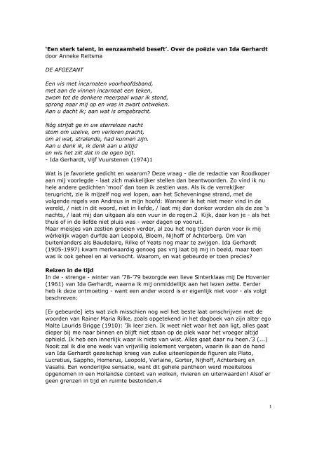 lees het hele artikel - Roodkoper