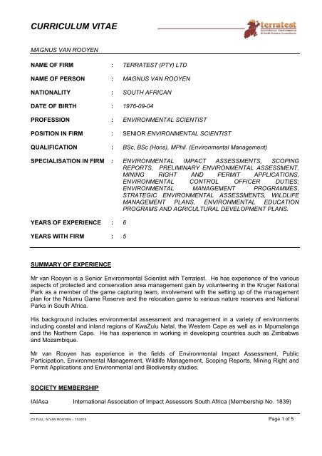 Appendix C - CV's.pdf - Terratest