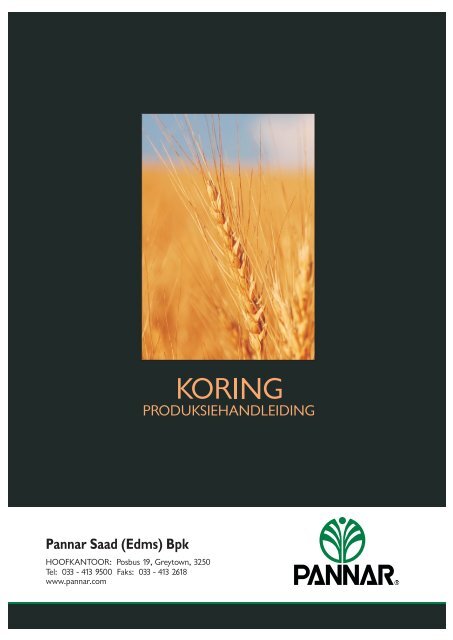 Koring Produksie - Pannar Seed