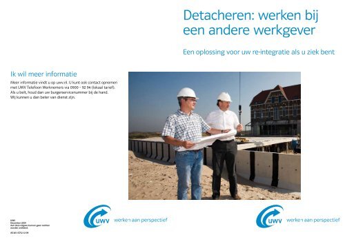 Detacheren: werken bij een andere werkgever(pdf, 307 kB) - Uwv Detacheren: werken bij een andere werkgever(pdf, 307 kB) - Uwv