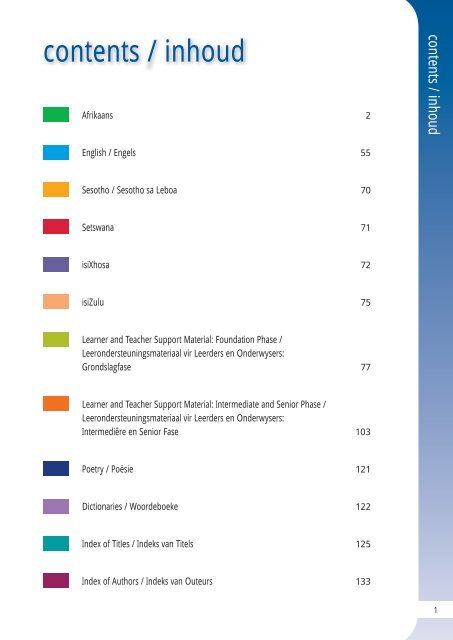 contents / inhoud - Galileo Books