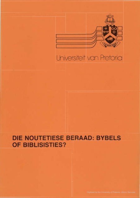 Universiteit van Pretoria - University of Pretoria Universiteit van Pretoria - University of Pretoria