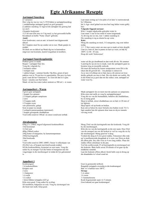 Aartappel Suurdeeg (2 var