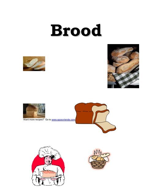 Brood Resepte boek - Peterjasie