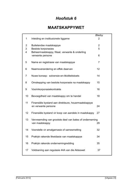 Hoofstuk 6 MAATSKAPPYWET - Aktepraktyk.co.za