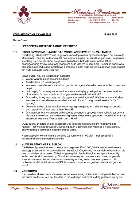 Ovies Formele Briefhoof