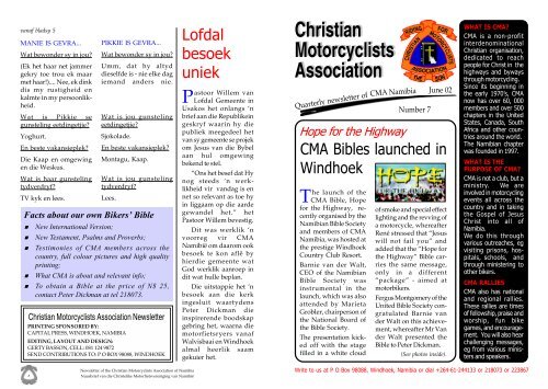 Christian Motorcyclists Association Christian Motorcyclists Association
