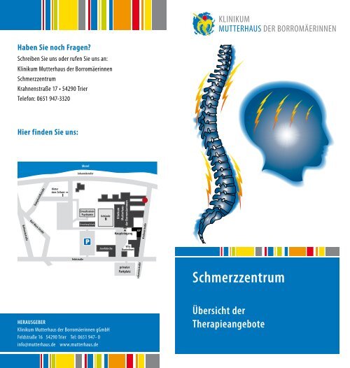Schmerzzentrum - Klinikum Mutterhaus der Borromäerinnen Schmerzzentrum - Klinikum Mutterhaus der Borromäerinnen